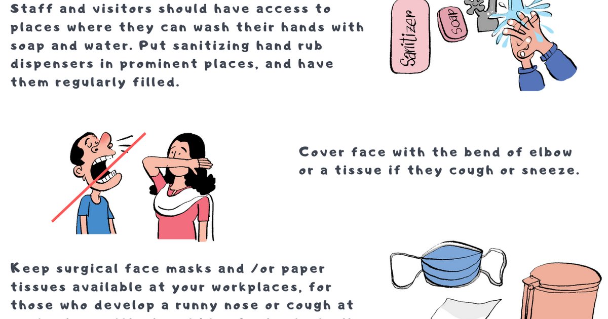 Prevent COVID-19 spread in your workplace - IndiaBioscience