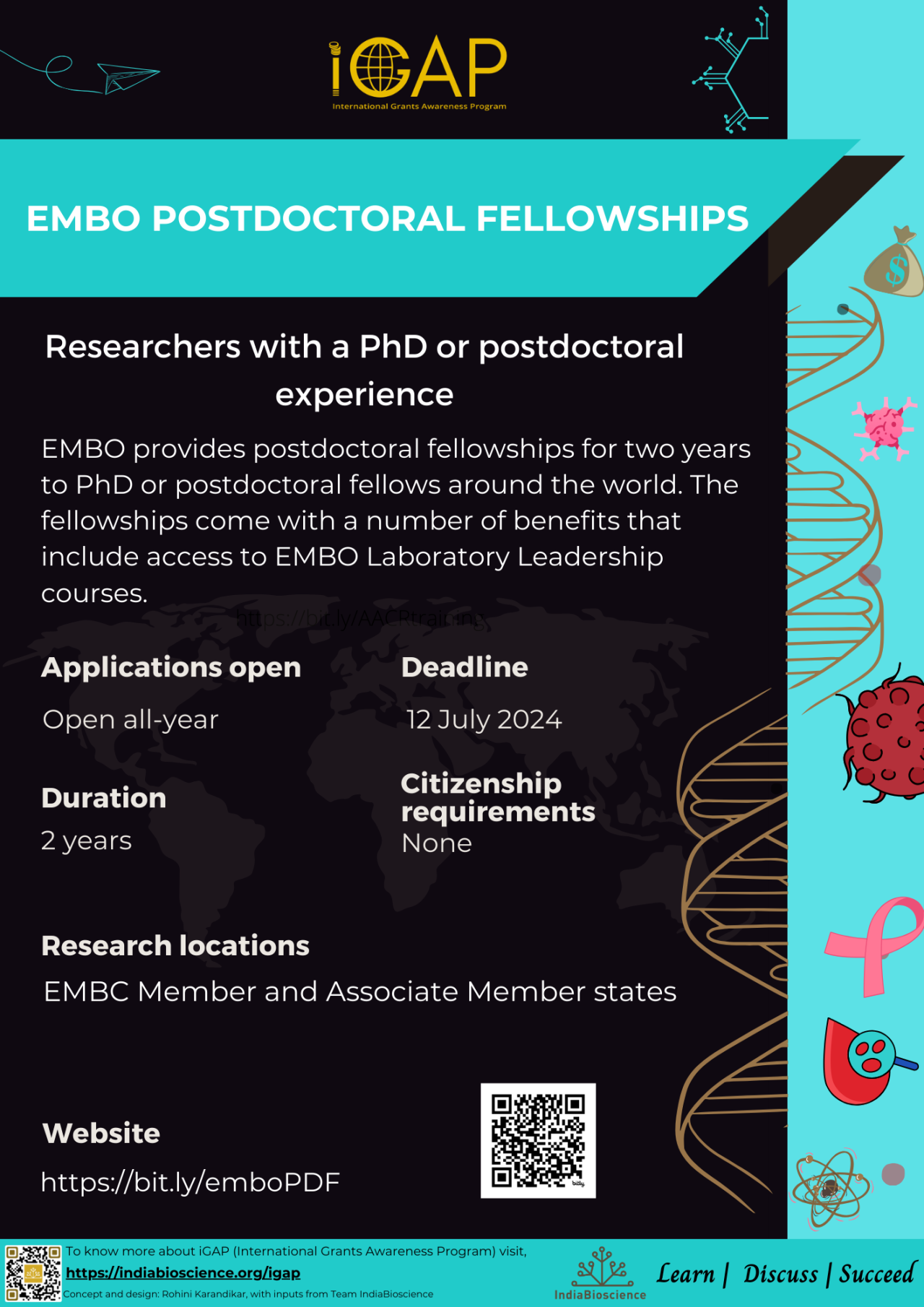 EMBO Postdoctoral Fellowships - IndiaBioscience