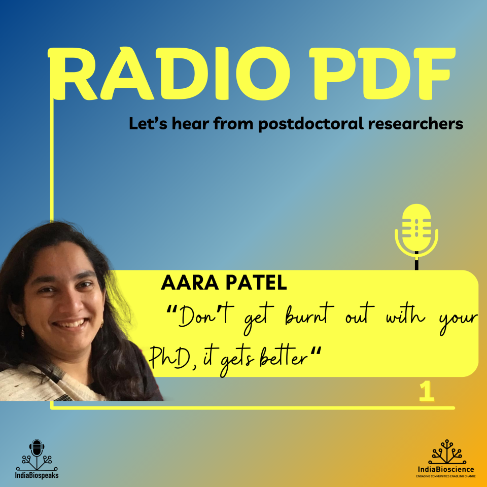 "Don't get burnt out with your PhD, it gets better!" - Aara Patel ...