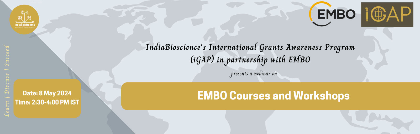 Webinar: EMBO Courses & Workshops - IndiaBioscience