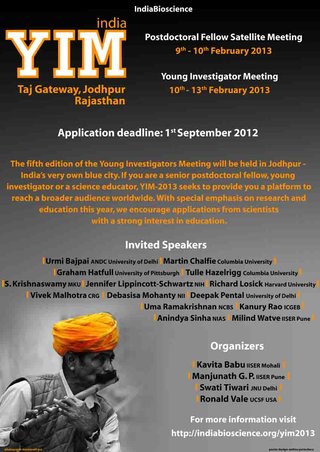Young Investigators' Meeting Series - IndiaBioscience