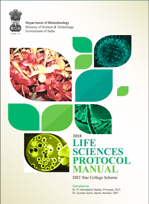 Life Science Protocol Manual by the Department of Biotechnology ...